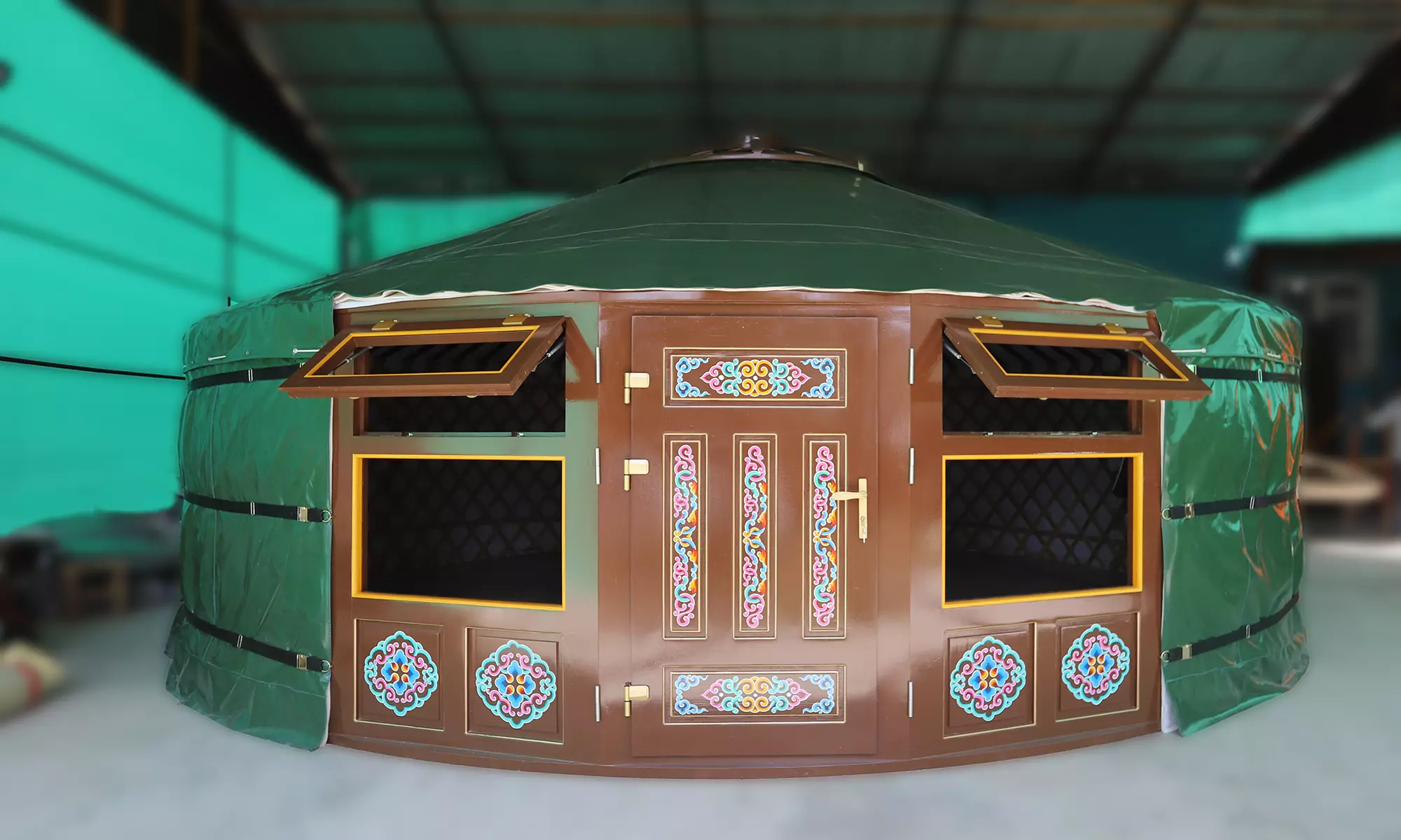 A 6.7m / 22ft yurt made for a customer in New Mexico | Nature Yurts