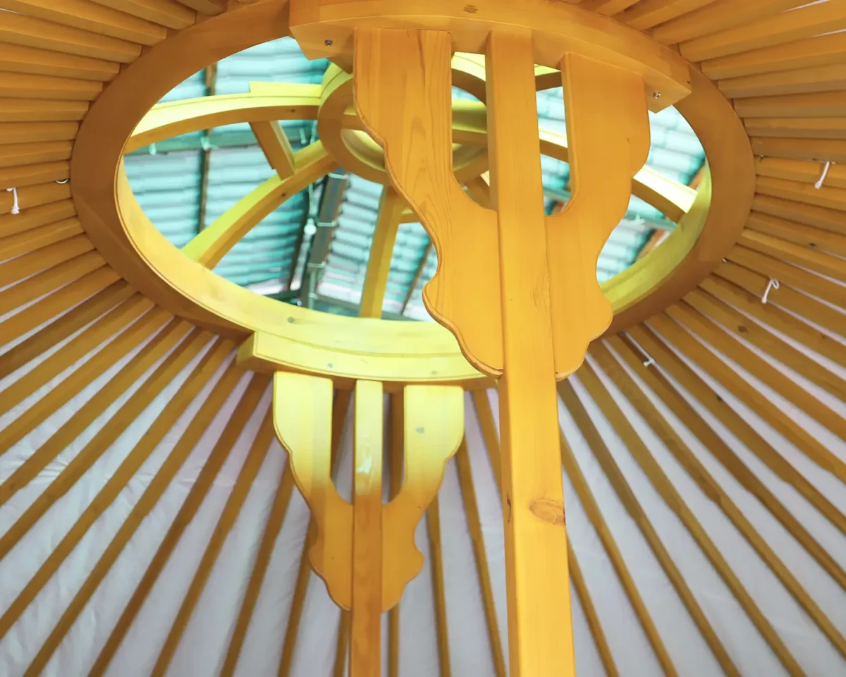 A 19ft yurt with 2 front windows (Yurt #25372) | Nature Yurts